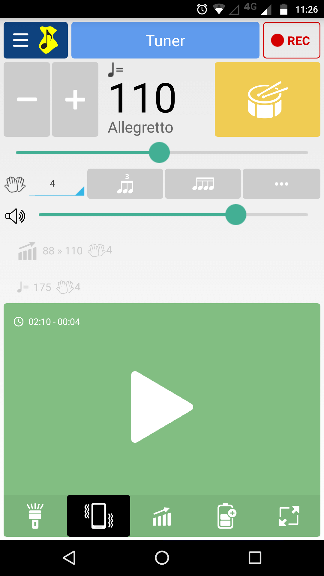Metrônomo - Os 4 melhores apps gratuitos para IOS e Android » Music Clan